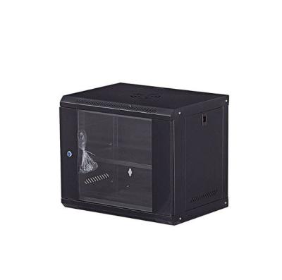 China Wall Mount Network Cabinet 9U 19 inch Server Chassis Enclosure Depth 400mm Height 450mm for sale