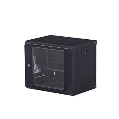 China Front Door Options Toughened Glass or Mesh for 9U Network Cabinet Server Rack for sale