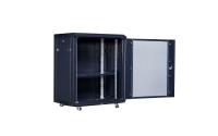China 12U 530*400*600 19 Inch Data Center Server Rack Manufactured by SPCC Cold Rolled Steel for sale
