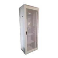 China SPCC Cold Rolled Steel 32U Server Rack with Toughened Glass Door and Cooling Fan for sale