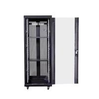 China 18U Private Mold 600*600*1000mm Data Center Server Rack with Toughened Glass Door and Fan for sale