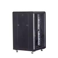 China 18U Private Mold 600*600*1000mm Data Center Server Rack with Toughened Glass Door and Fan for sale