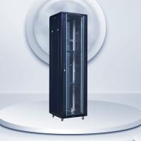 China 600*800*2000mm Data Center Server Rack Customizable with Tempered Glass Door and Logo for sale