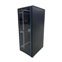 China 27U SPCC Cold Rolled Steel 19 Inch Data Center Server Rack with Tempered Glass Door for sale