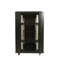 China 600*1000 19'' Data Center Server Rack with 18U 2.0mm Thickness and Tempered Glass Door for sale