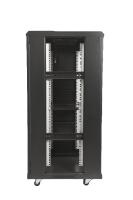 China 600*1000 19'' Data Center Server Rack with 18U 2.0mm Thickness and Tempered Glass Door for sale