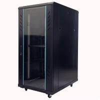 China 18U 800*800*1000mm Data Center Server Rack with 2.0mm Thickness and Tempered Glass Door for sale