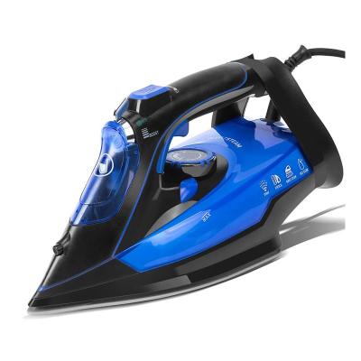 China 2400W Steam Iron With Ceramic Soleplate Vertical Steam Turbo Function for sale