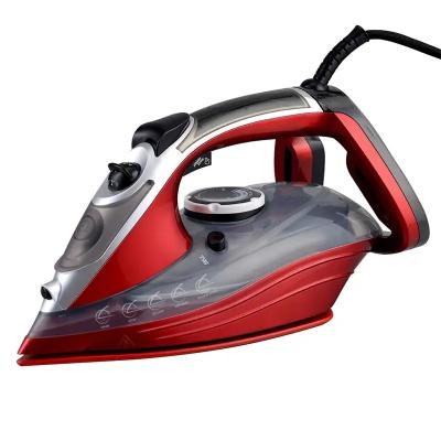 China 3000W Steam Iron Nano Ceramic Soleplate Precise Temperature Control for sale