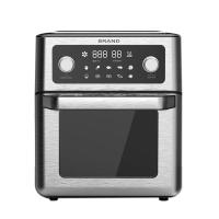 China Retro Stainless Steel Air Fryer Oven 24L Electric Glass Window Cooking for sale