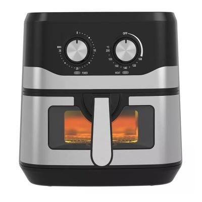 China Electric Air Deep Fryer 9.2L Big Size Mechanical Control PTFE for sale
