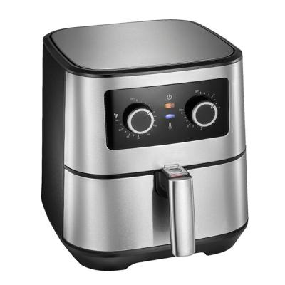 China Small Kitchen Electric Air Fryer Manual Stainless Steel Home Cooker for sale