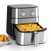 China Electric Air Fryer Digital Manual Deep Fryer Big Capacity Oil Free for sale