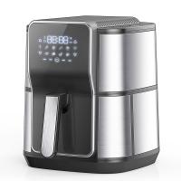 China Newly Designed 8L Digital Air Fryer Oven 1800W LCD Menu Display for sale