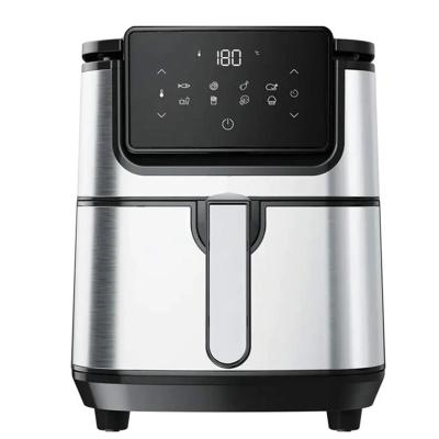 China Stainless Steel Air Fryer 6L 7L 8L Electric Hot Air Fryer for Family for sale