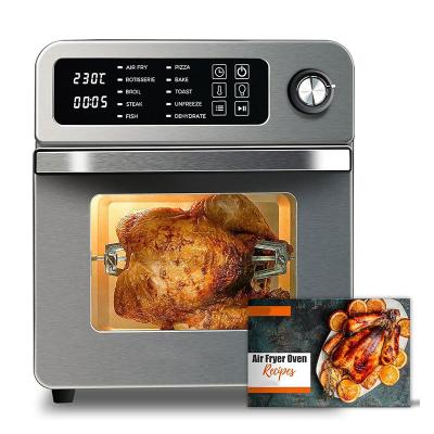 China 15L Electric Air Fryer with Rotisserie 10 in1 Family Size for sale