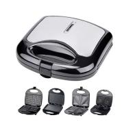 China 4 In 1 Mini Breakfast Sandwich Maker Waffle Toaster Non Stick for sale