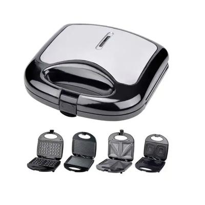 China 4 In 1 Mini Breakfast Sandwich Maker Waffle Toaster Non Stick for sale