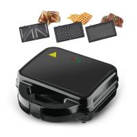 China Household Commercial 3 In 1 Hot Dog Cake Waffle Maker Machine Non Stick for sale