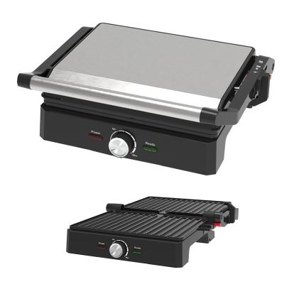 China 2 In 1 Non Stick Plate Removable Oil Tray Electric Waffle Panini Maker for sale