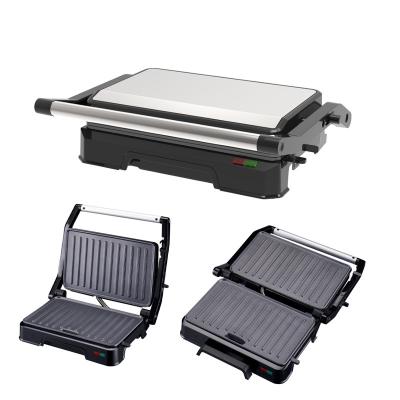 China 2 Slice Mini Auto Panini Press Grill Ultra Nonstick Surface Electric for sale