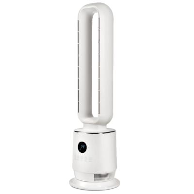 China 50W Silent Digital Remote Control Bladeless Oscillating Tower Fan 3 Speed for sale