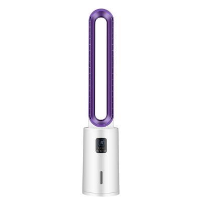 China OEM ODM High Speed Bladeless Tower Fan Digital Smart Floor Standing 55W for sale