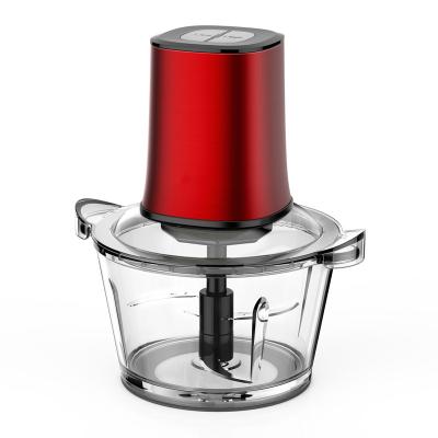 China Electric Meat Grinder 2.5L Glass Bowl Food Chopper Vegetables Fruits for sale