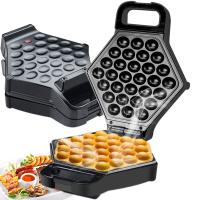 China Mini Bubble Waffle Maker 700W Nonstick Double Sided Heating Cafe Snack for sale