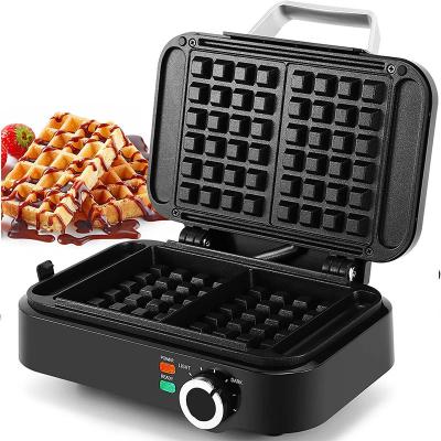China 2 Slice Electric Waffle Maker Deep Plates Thicker Fluffier Waffles for sale