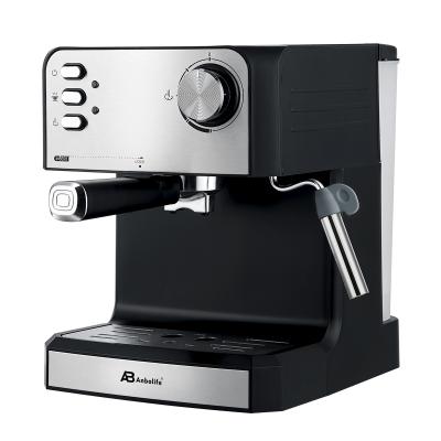 China 20 Bar Espresso Coffee Maker Manual Control With Milk Frother for sale