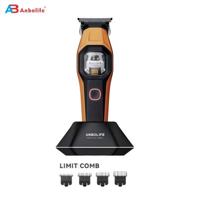 China ANBOLIFE Professional Hair Trimmer with 12000RPM Vector Motor and Microchipped Magnetic Motor USB Power for Household and Commercial Use for sale