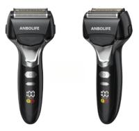 China Men's Shaver Electric Razor with 1000mAh Battery Floating Blade and Transparent Design for Smooth Shaving for sale