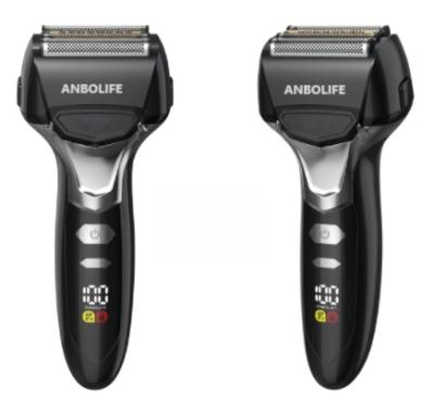 China Men's Shaver Electric Razor with 1000mAh Battery Floating Blade and Transparent Design for Smooth Shaving for sale