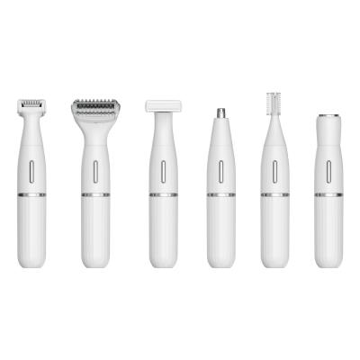China 6-in-1 Multifunctional Electric Shaver and Nose Hair Trimmer with 1 Year Warranty and Rechargeable USB Power for sale