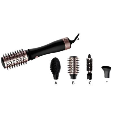 China 1200W Power Hair Dryer Brush with 3 Temperature Levels and 220~240V Voltage for Easy Hair Styling for sale