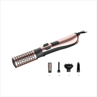 China 1200W Power Hair Dryer Brush with 3 Temperature Levels and 220~240V Voltage for Easy Styling for sale