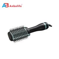 China Professional Hot Air Brush with 1 Year Warranty Negative Ion Technology and Titanium Brush for Easy Hair Styling for sale