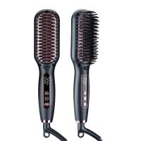 China Mini LCD Display Electric Hair Comb with 42W Power and 10 Temperature Levels for Dual-Purpose Styling for sale