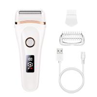 China USB Rechargeable Electric Shaver and Epilator with Free Spare Parts Washable Design and Stainless Steel Blades for Private Areas for sale