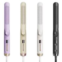 China ANBOLIFE 360 Cooling Airflow 2-in-1 Hair Straightener and Curling Wand with 4 Speed Temperature Adjustable Settings for sale