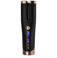 China Cordless Ceramic Auto Hair Curler with 4 Temperature Settings and Fast Heating for All Hair Types for sale