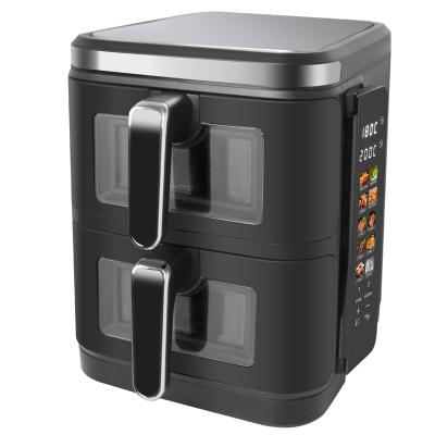 China Double Stack Air Fryer 2800W Digital LED Display Non Stick Modern for sale