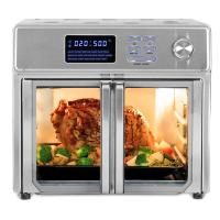 China Stainless Steel French Door Air Fryer Oven 1700W Oil Free Healthy for sale