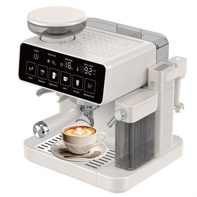 China Cool Hot Espresso Maker 20 Bar Milk Frother Coffee Machine 1360W Home Kitchen for sale