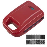 China Taiyaki Fish Waffle Panini Press 650W Detachable Sandwich Maker Non Stick for sale