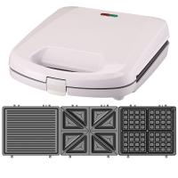 China 1200W 4 Slice Sandwich Maker Makes 4 Sandwiches Non Stick Cool Handle for sale