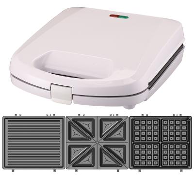 China 1200W 4 Slice Sandwich Maker Makes 4 Sandwiches Non Stick Cool Handle for sale