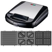 China 4 Slice Sandwich Maker 1200W Waffle Maker Non Stick Cool Touch Home for sale