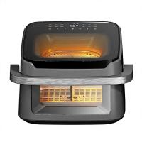 China 10L Bladeless Air Fryer with Food Divider 2200W Oil Free 80% Less Fat Touch Digital for sale